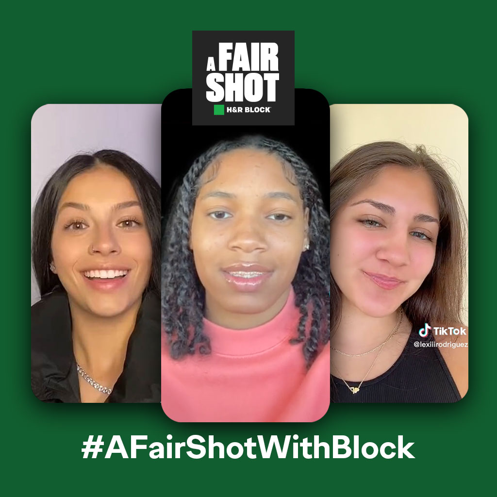"Who inspires you?" A Fair Shot TikTok challenge | H&R Block